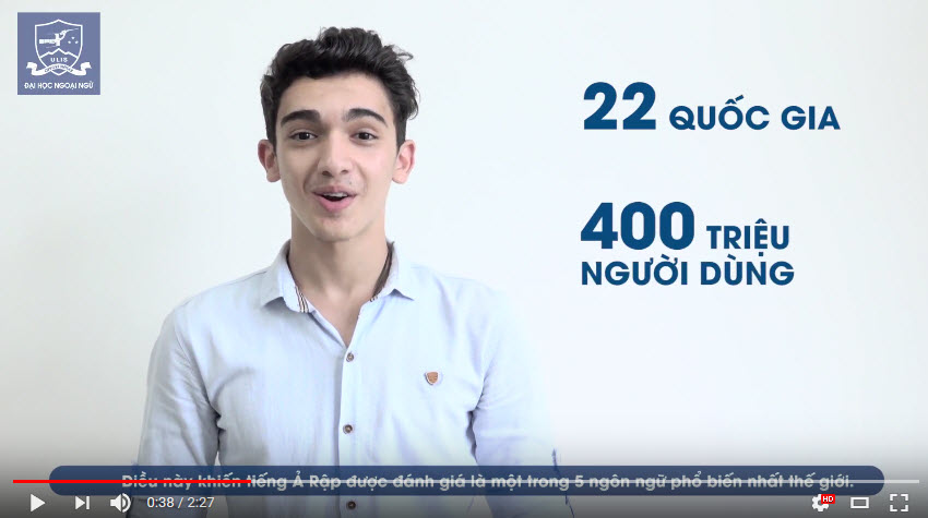 [Clip] Tại sao nên học tiếng Ả Rập? – Trường Đại học Ngoại ngữ – Đại ...