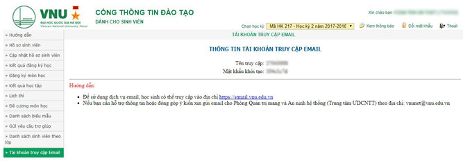 Bạn đã biết cách lấy và sử dụng tài khoản email tên miền (vnu.edu.vn) chưa? – Trường Đại học ...