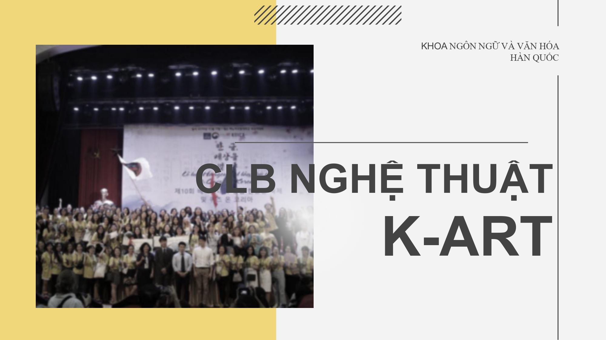 [Giới thiệu] CLB Nghệ thuật K-Art – Trường Đại học Ngoại ngữ – Đại học ...