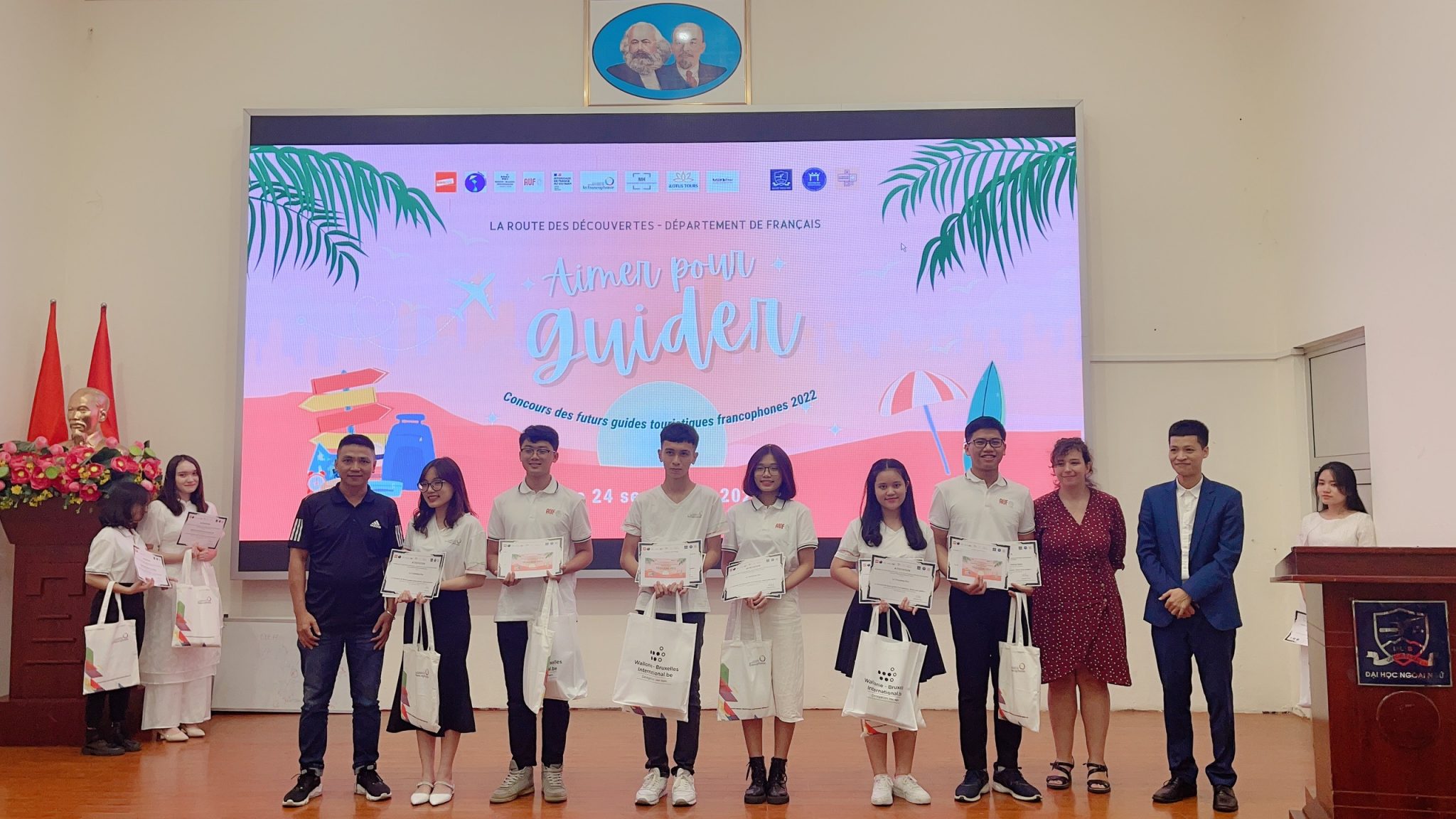 Finale of 2nd “Aimer pour guider” competition for young French-speaking ...