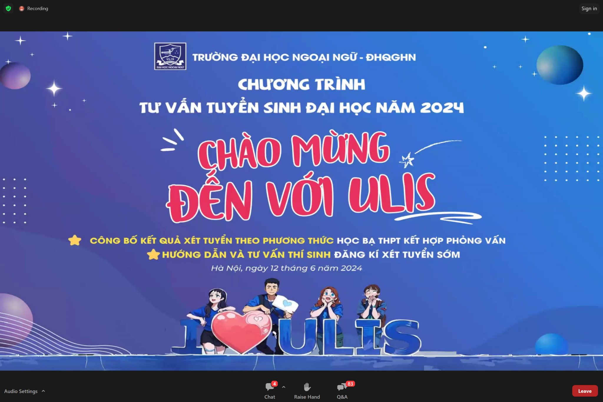 Tư vấn tuyển sinh đại học năm 2024: Chào mừng đến với ULIS – Trường Đại học Ngoại ngữ – Đại học ...